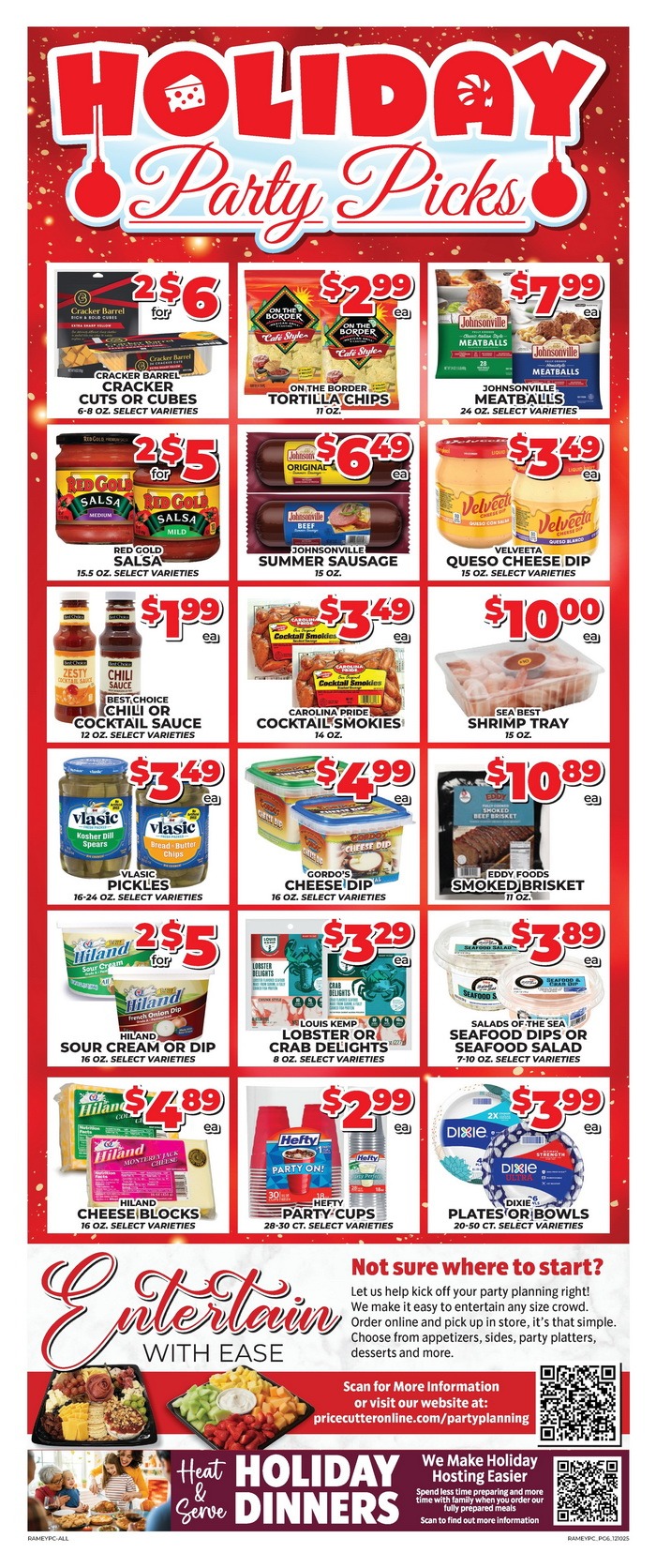 Price Cutter Weekly Ad Dec 10 – Dec 16, 2025 (Christmas Promotion Included)