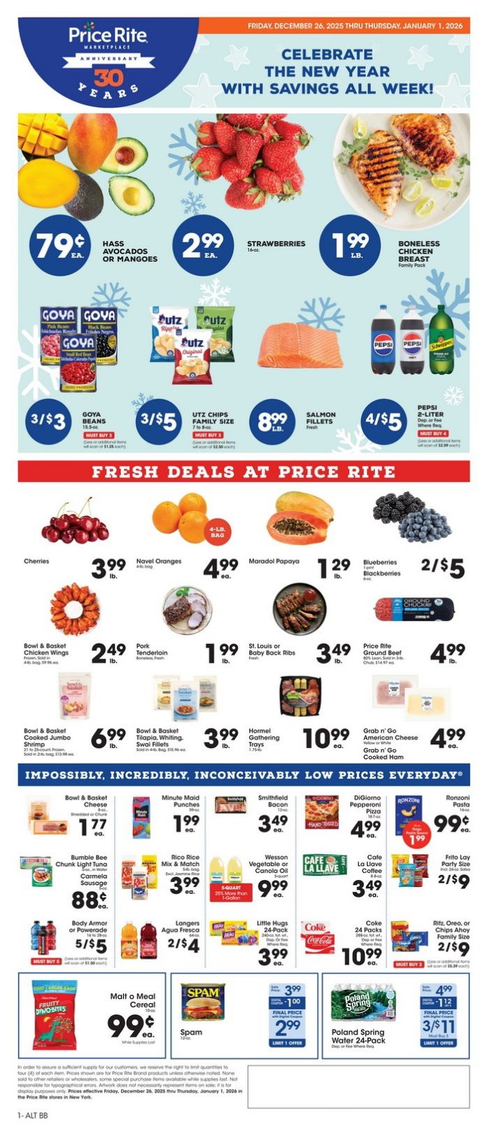 Price Rite Weekly Ad Dec 26, 2025 – Jan 01, 2026 (New Year Promotion ...