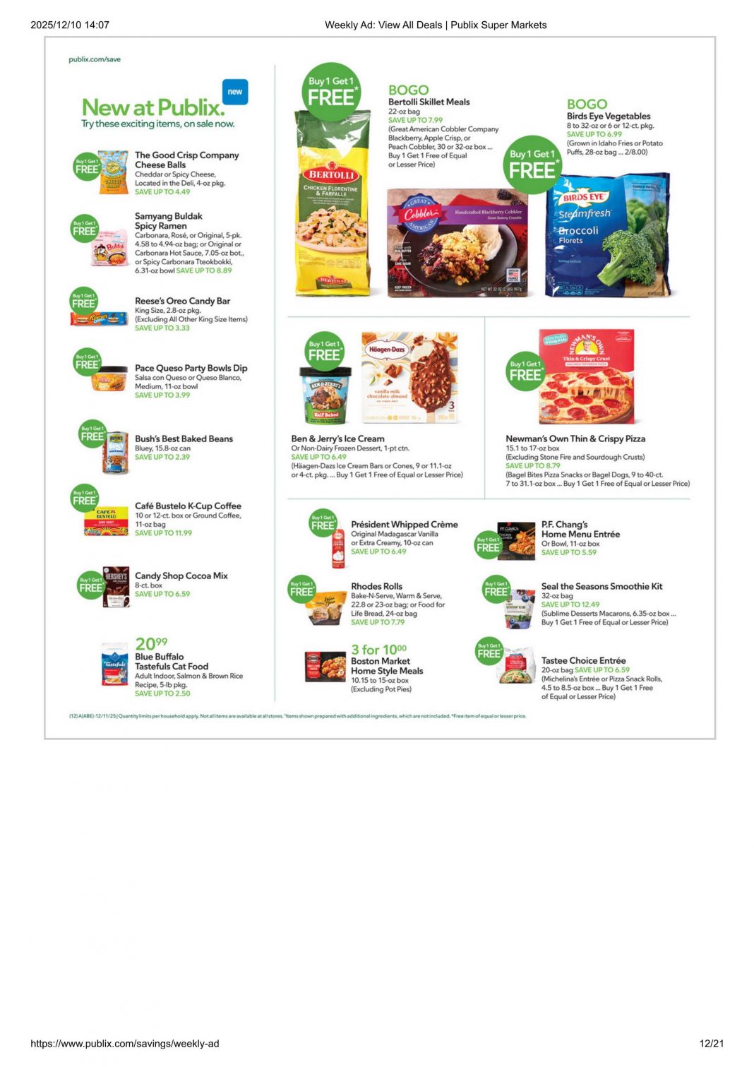 Publix Weekly Ad Dec 10 – Dec 16, 2025