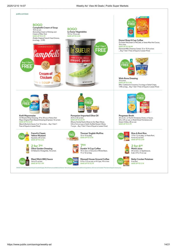 Publix Weekly Ad Dec 10 – Dec 16, 2025