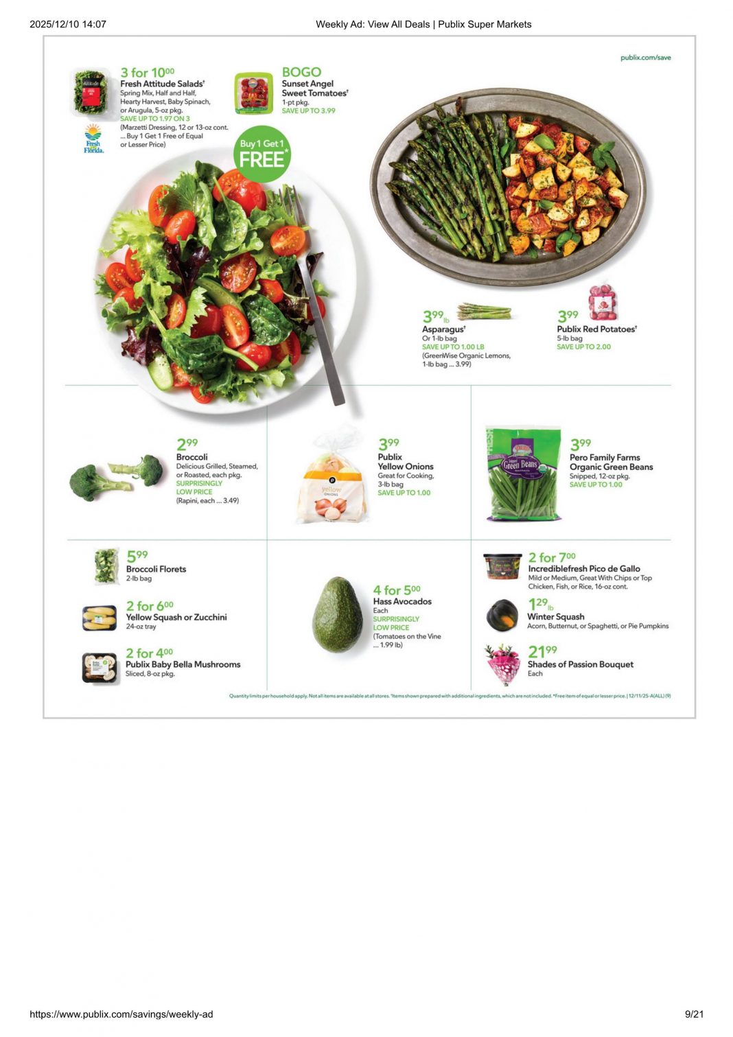 Publix Weekly Ad Dec 10 – Dec 16, 2025
