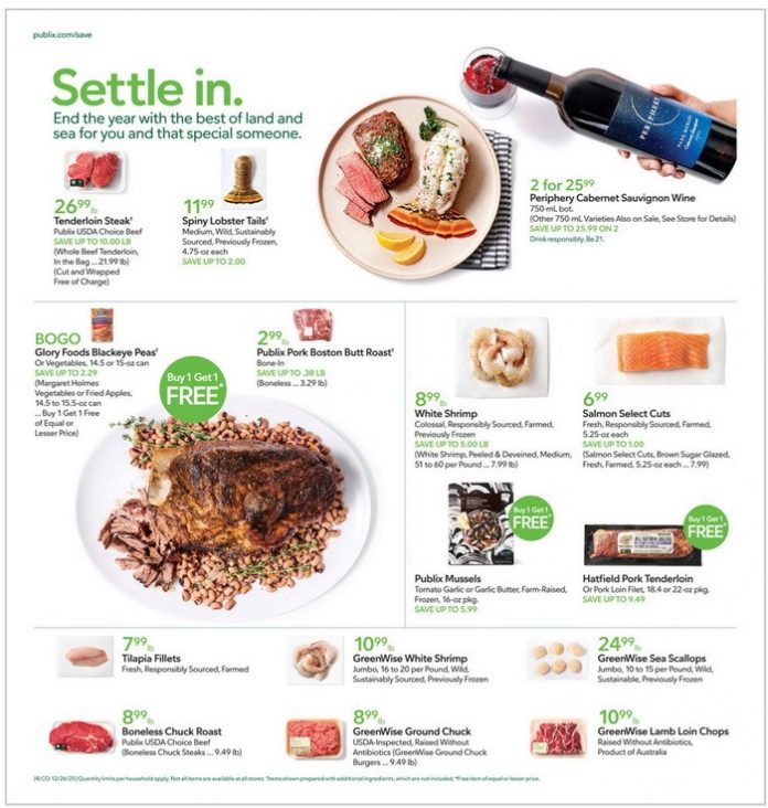 Publix Weekly Ad Dec 26, 2025 – Jan 01, 2026 (New Year Promotion Included)