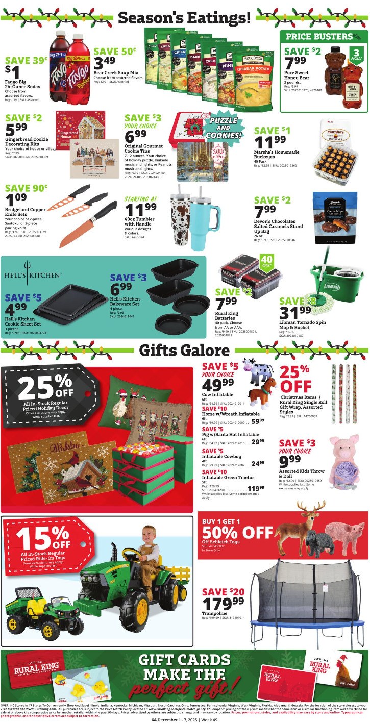 Rural King Weekly Ad Dec 01 – Dec 07, 2025