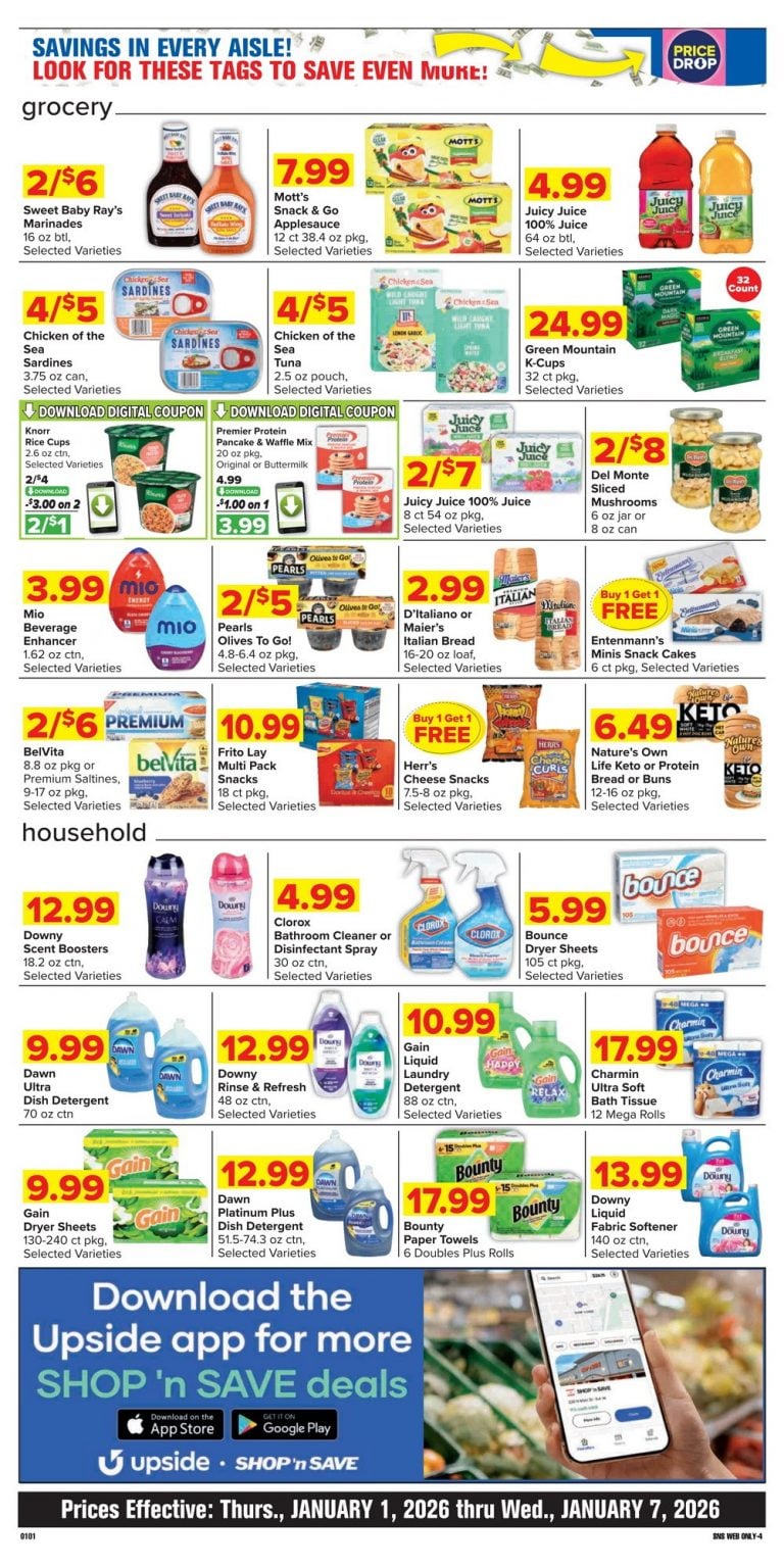 SHOP 'n SAVE Weekly Ad Jan 01 – Jan 07, 2026 (New Year Promotion Included)