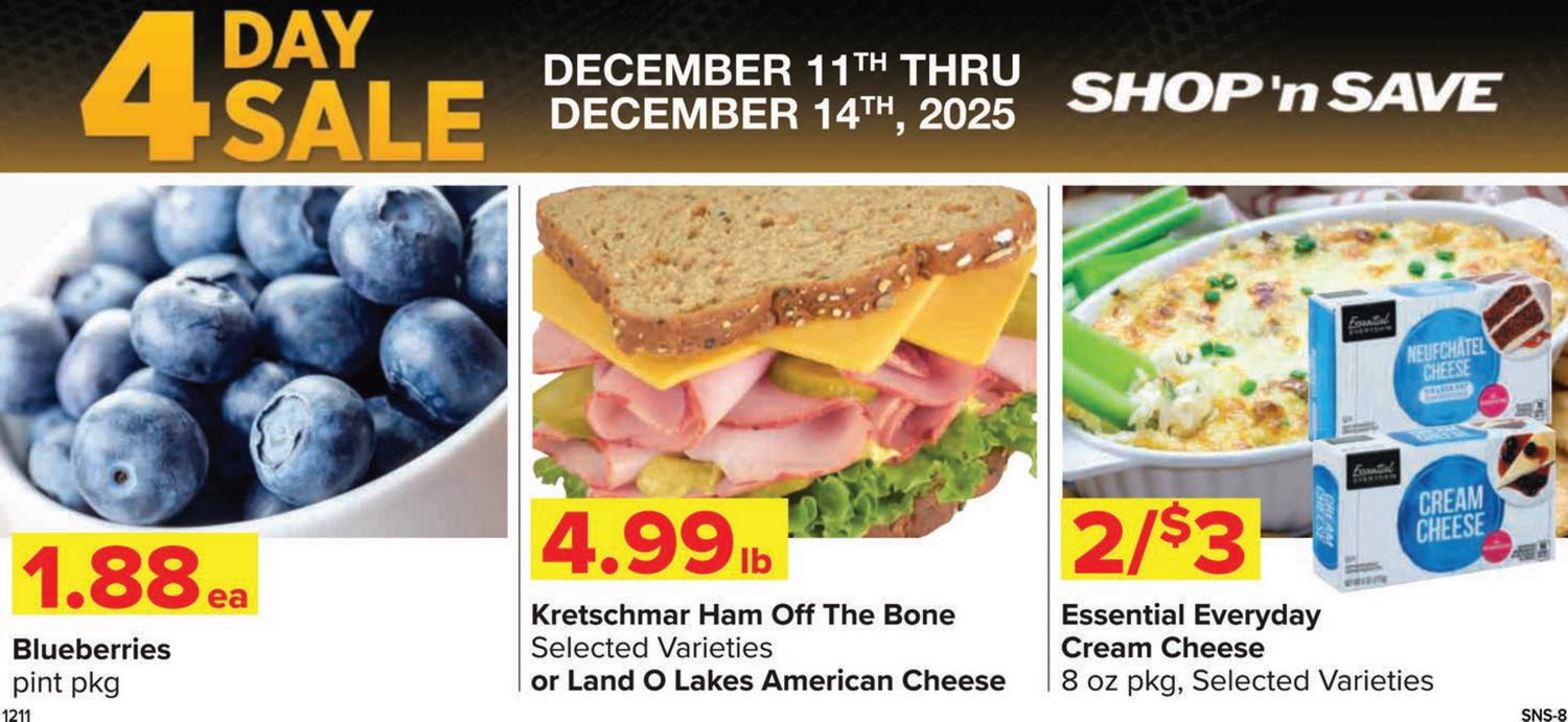 SHOP 'n SAVE Weekly Ad Dec 11 – Dec 14, 2025