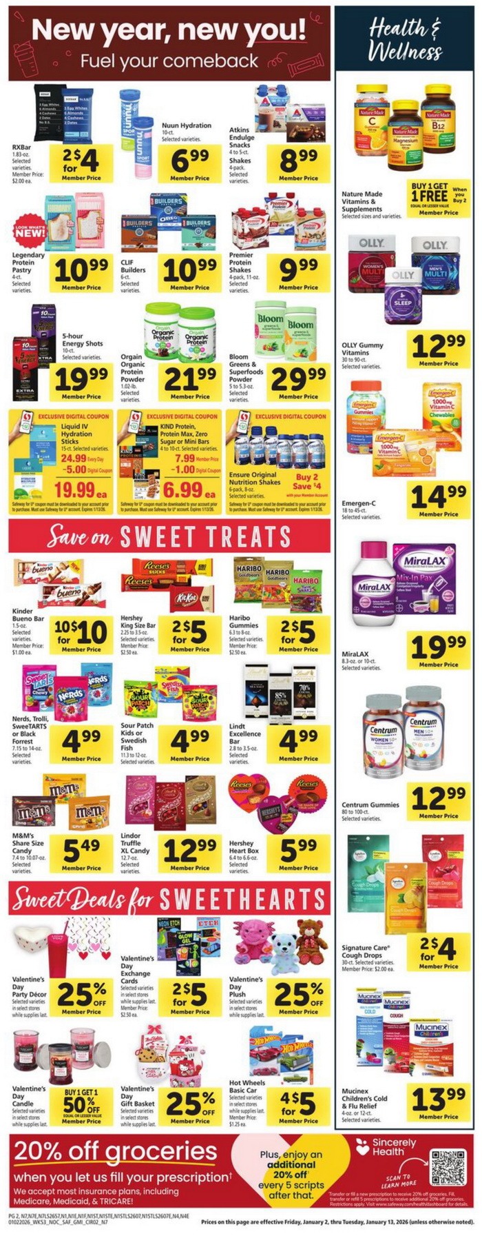 Safeway Weekly Ad Jan 02 – Jan 06, 2026 (New Year Promotion Included)