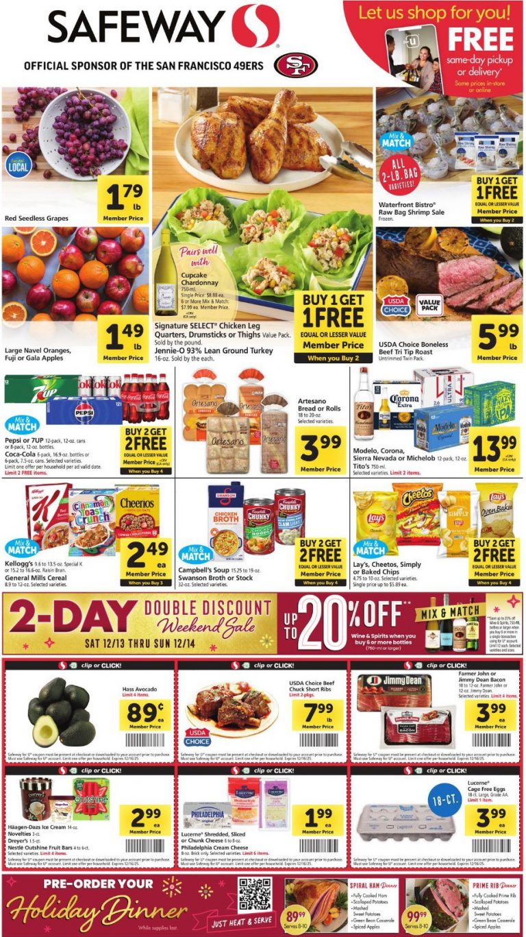 Safeway Weekly Ad Dec 10 – Dec 16, 2025