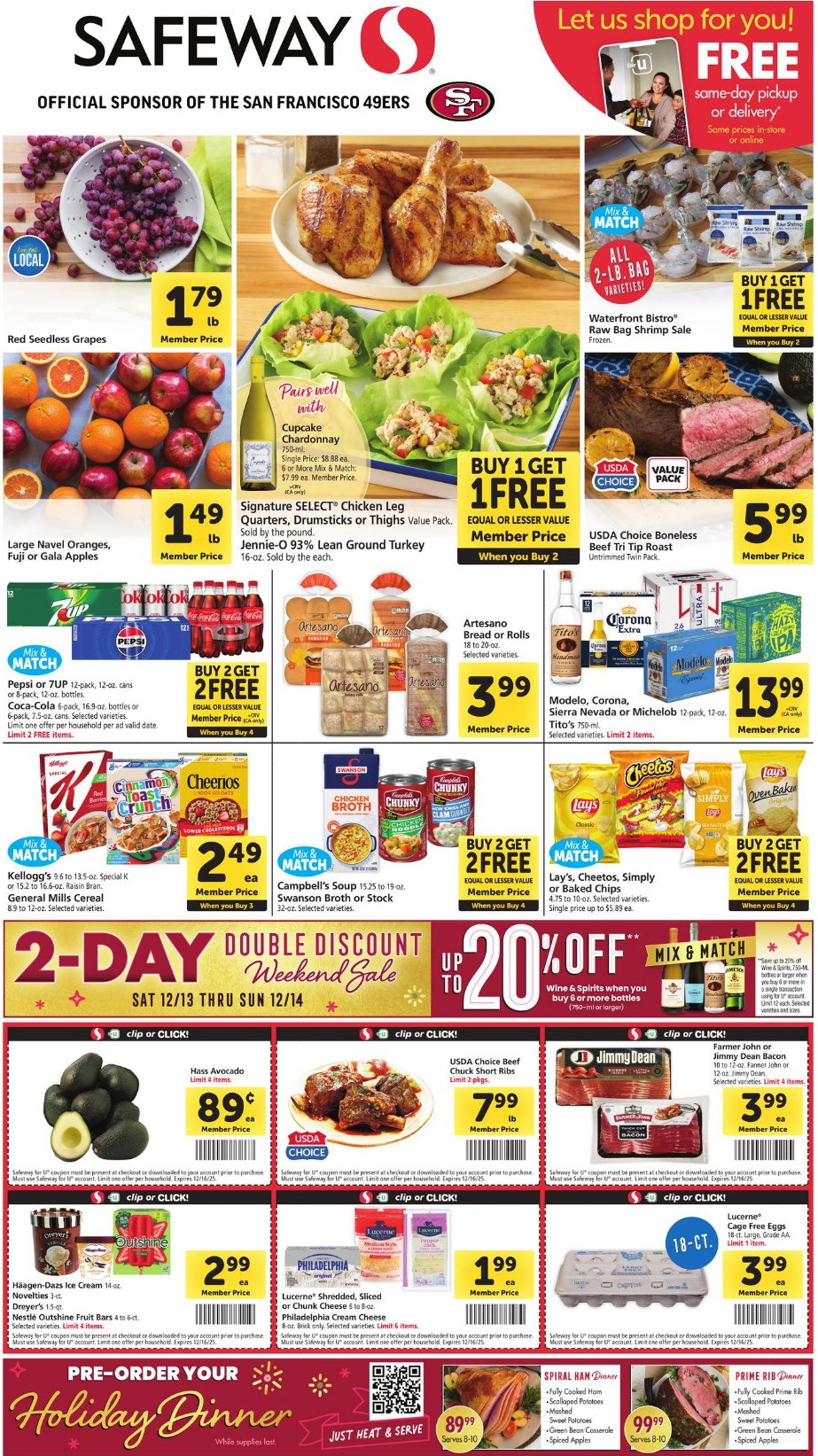 Safeway Weekly Ad Dec 10 – Dec 16, 2025