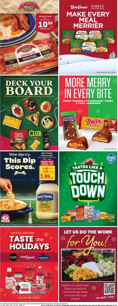 Safeway Weekly Ad Dec 17 – Dec 25, 2025 (Christmas Promotion Included)