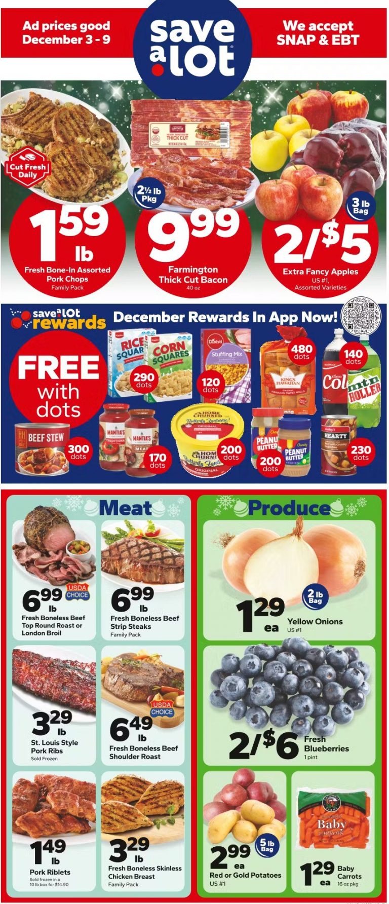 Save A Lot Weekly Ad Dec 03 – Dec 09, 2025