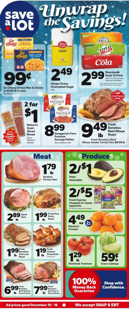 Save A Lot Weekly Ad Dec 10 – Dec 16, 2025