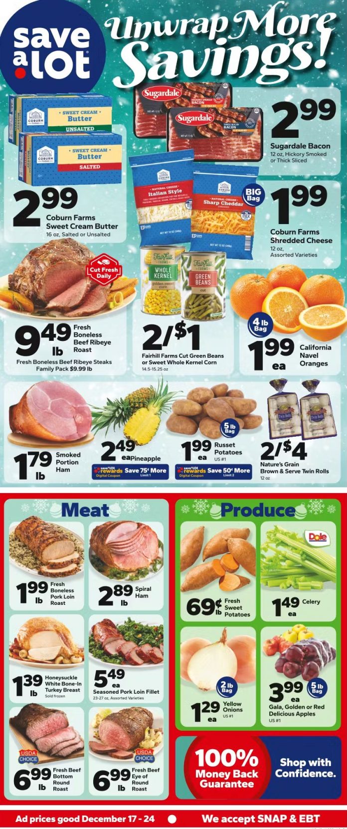 Save A Lot Weekly Ad Dec 17 – Dec 24, 2025