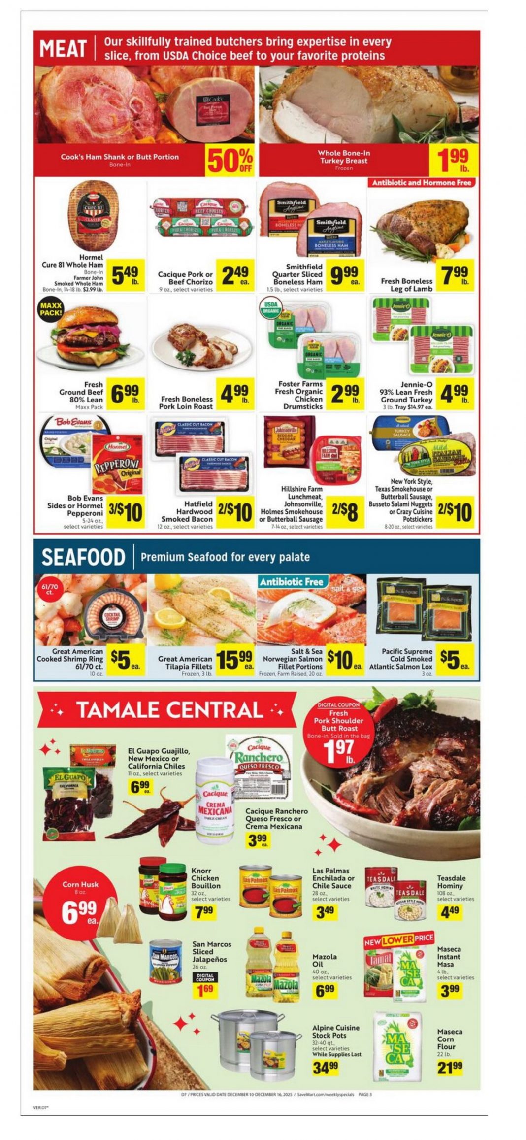 Save Mart Supermarkets Weekly Ad Dec 10 – Dec 16, 2025