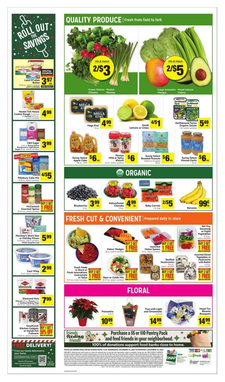 Save Mart Supermarkets Weekly Ad Dec 10 – Dec 16, 2025