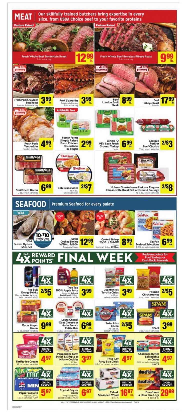Save Mart Supermarkets Weekly Ad Dec 26 – Jan 01, 2026 (New Year ...