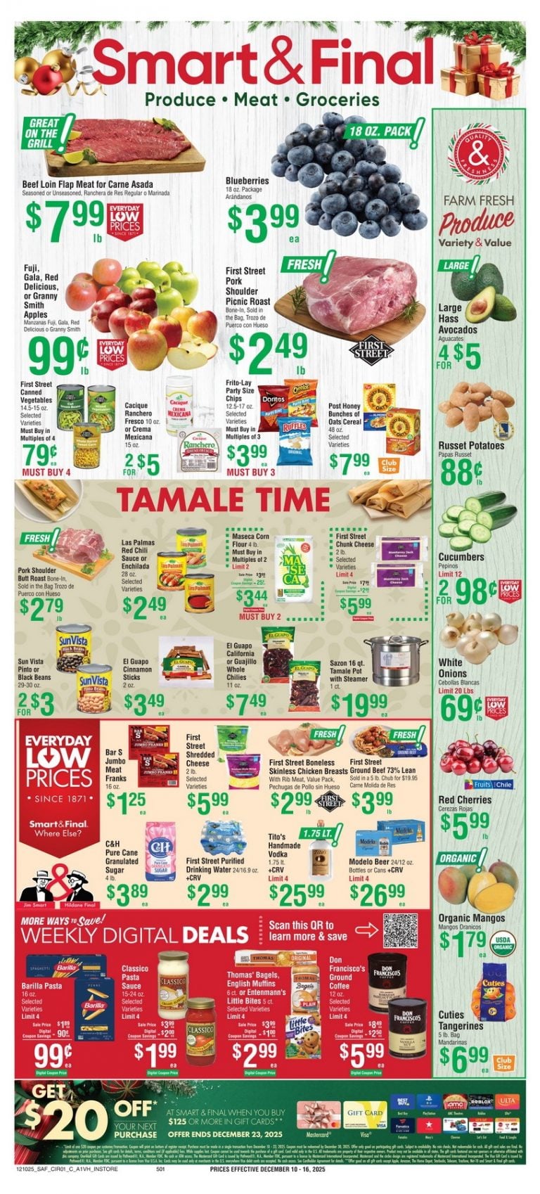 Smart & Final Weekly Ad Dec 10 – Dec 16, 2025