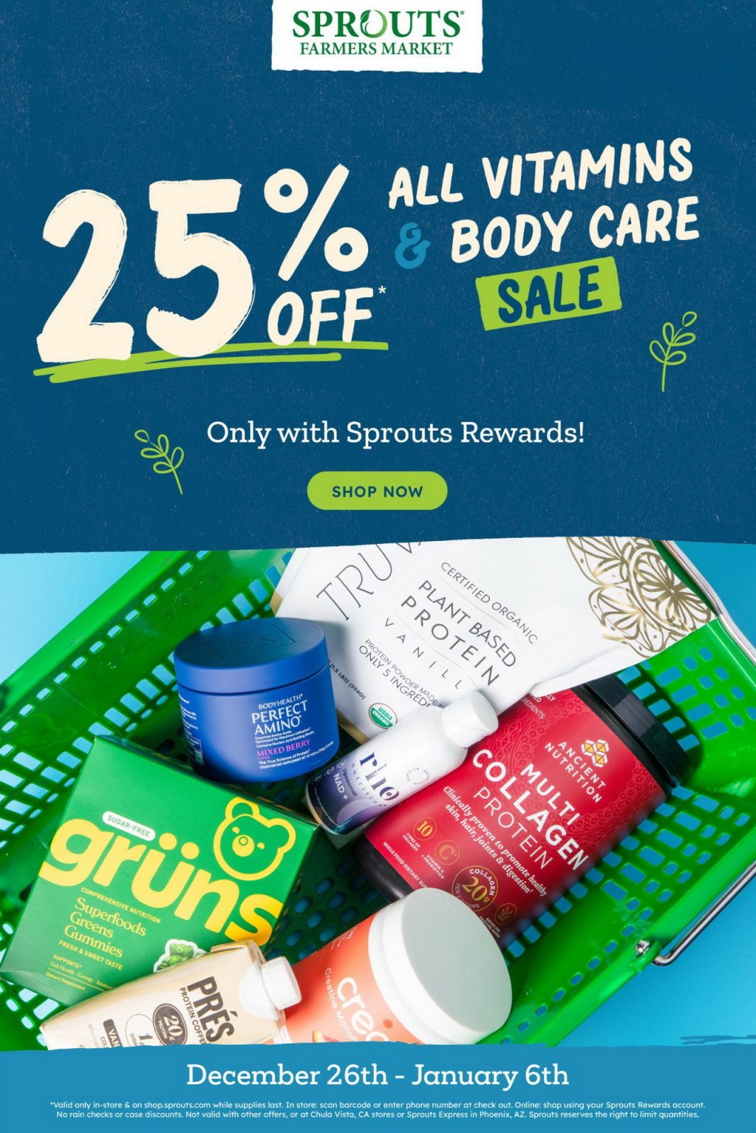 Sprouts Weekly Ad Dec 31, 2025 – Jan 06, 2026