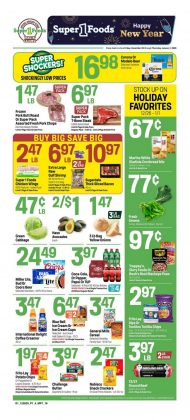 Super 1 Foods Weekly Ad Dec 26 – Jan 01, 2026
