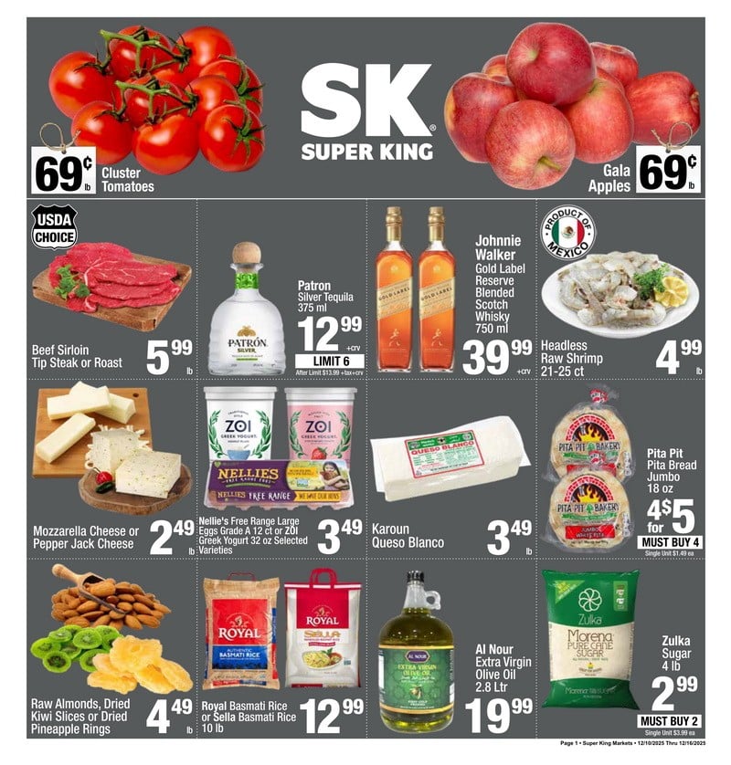 Super King Weekly Ad Dec 10 – Dec 16, 2025