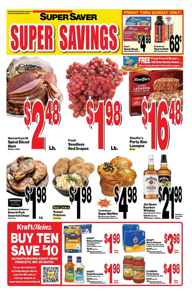 Super Saver Weekly Ad Dec 03 – Dec 09, 2025