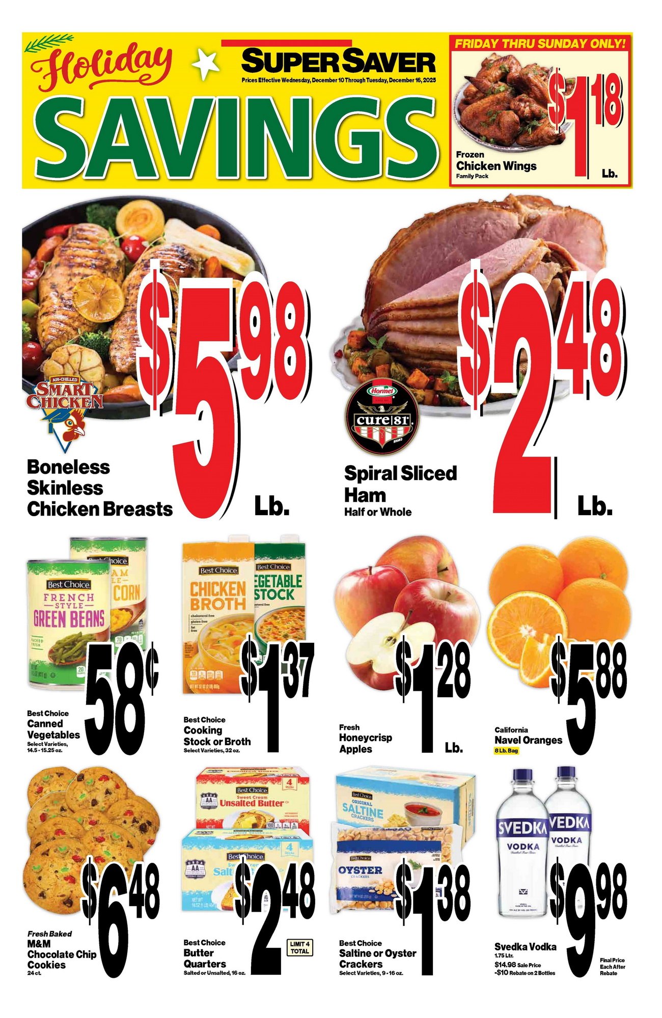 Super Saver Weekly Ad Dec 10 – Dec 16, 2025