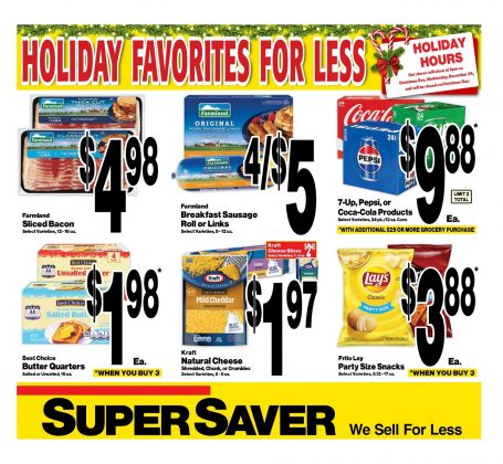 Super Saver Weekly Ad Dec 17 – Dec 24, 2025 (Christmas Promotion Included)