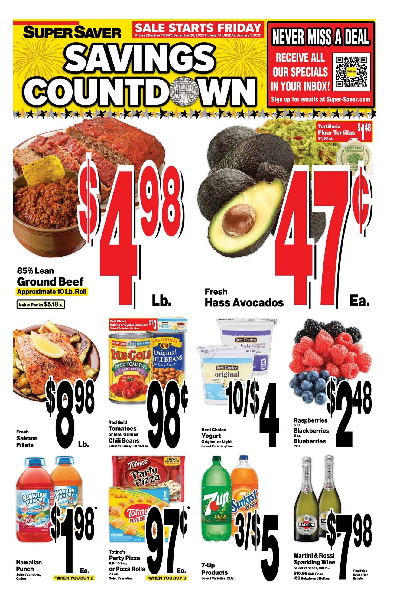 Super Saver Weekly Ad Dec 26 – Jan 01, 2026