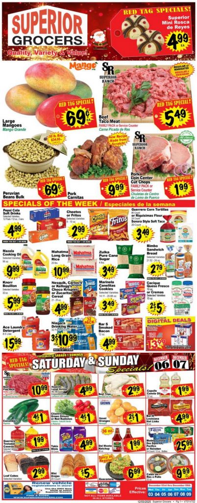 Superior Grocers Weekly Ad Dec 03 – Dec 09, 2025