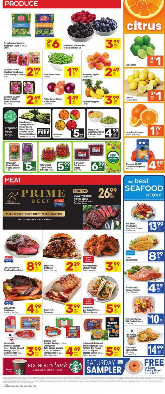Tom Thumb Weekly Ad Dec 03 – Dec 09, 2025