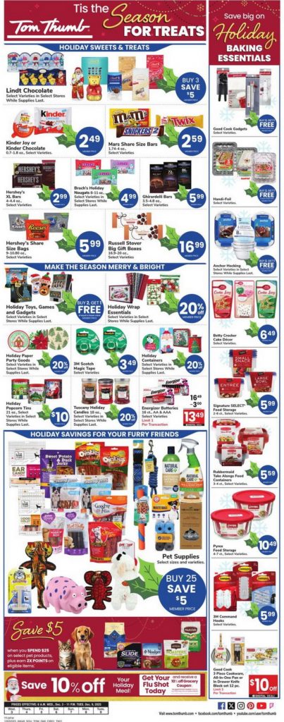 Tom Thumb Weekly Ad Dec 03 – Dec 09, 2025
