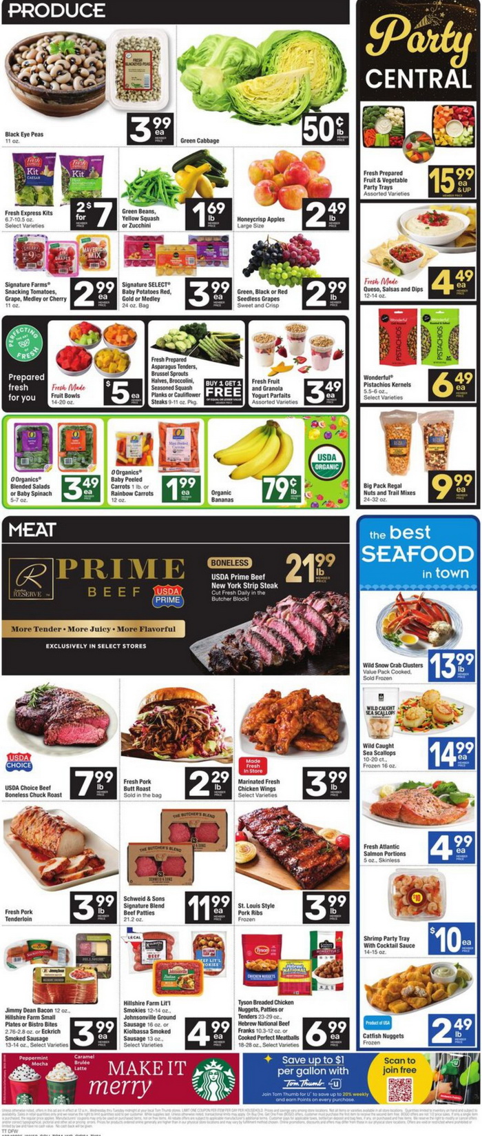 Tom Thumb Weekly Ad Dec 26 – Dec 31, 2025 (New Year Promotion Included)