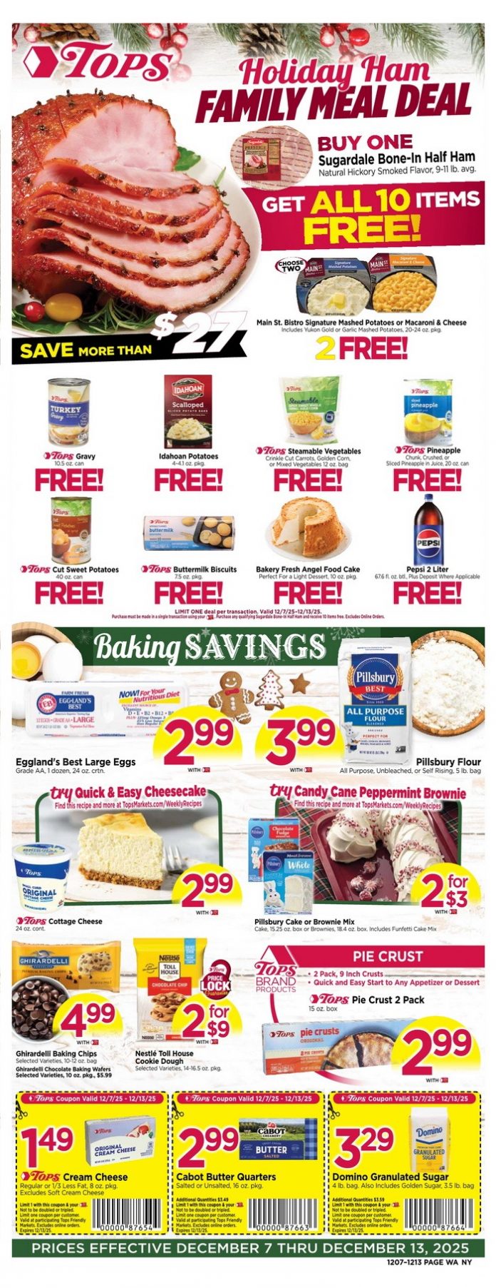 Tops Weekly Ad Dec 07 – Dec 13, 2025 (Christmas Promotion Included)