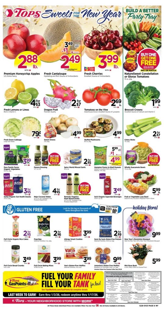 Tops Weekly Ad Dec 28, 2025 – Jan 03, 2026 (New Year Promotion Included)
