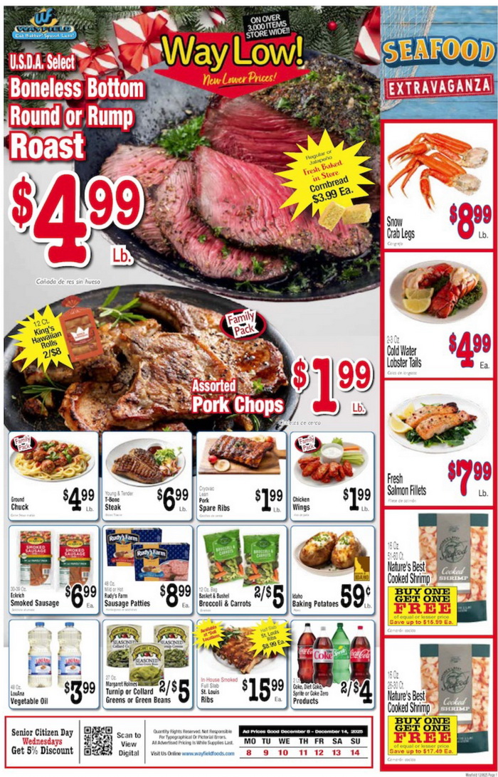 Wayfield Foods Weekly Ad Dec 08 – Dec 14, 2025