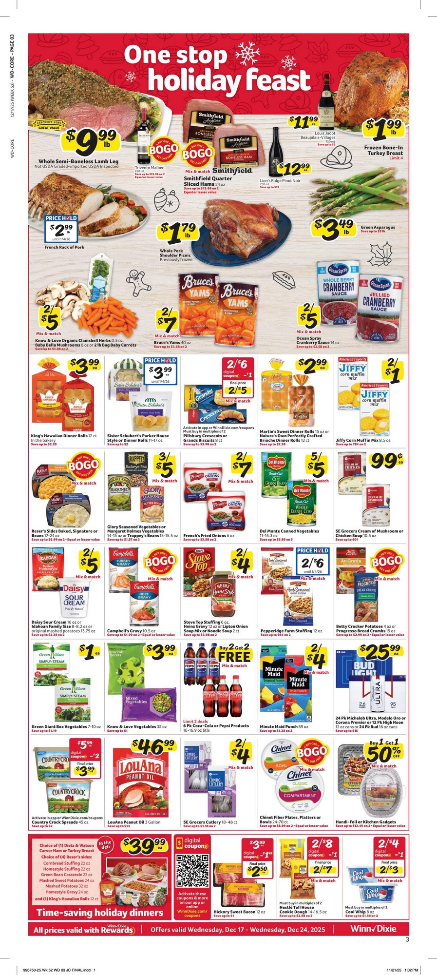 Winn-Dixie Weekly Ad Dec 17 – Dec 24, 2025