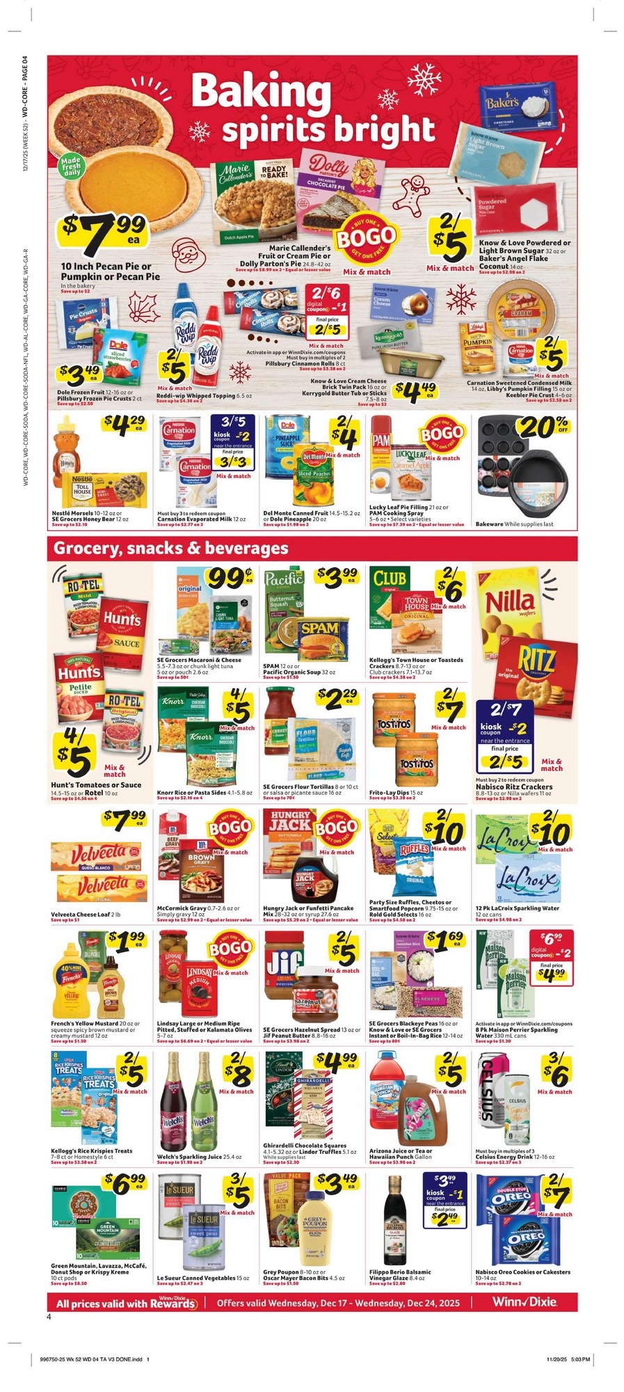 Winn-Dixie Weekly Ad Dec 17 – Dec 24, 2025