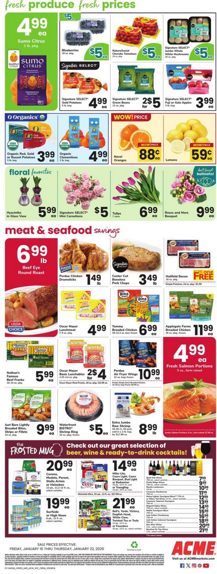 ACME Weekly Ad Jan 16 – Jan 22, 2026