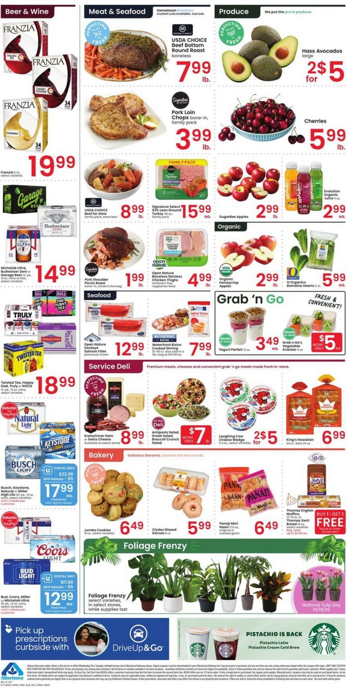 Albertsons Weekly Ad Jan 14 – Jan 20, 2026