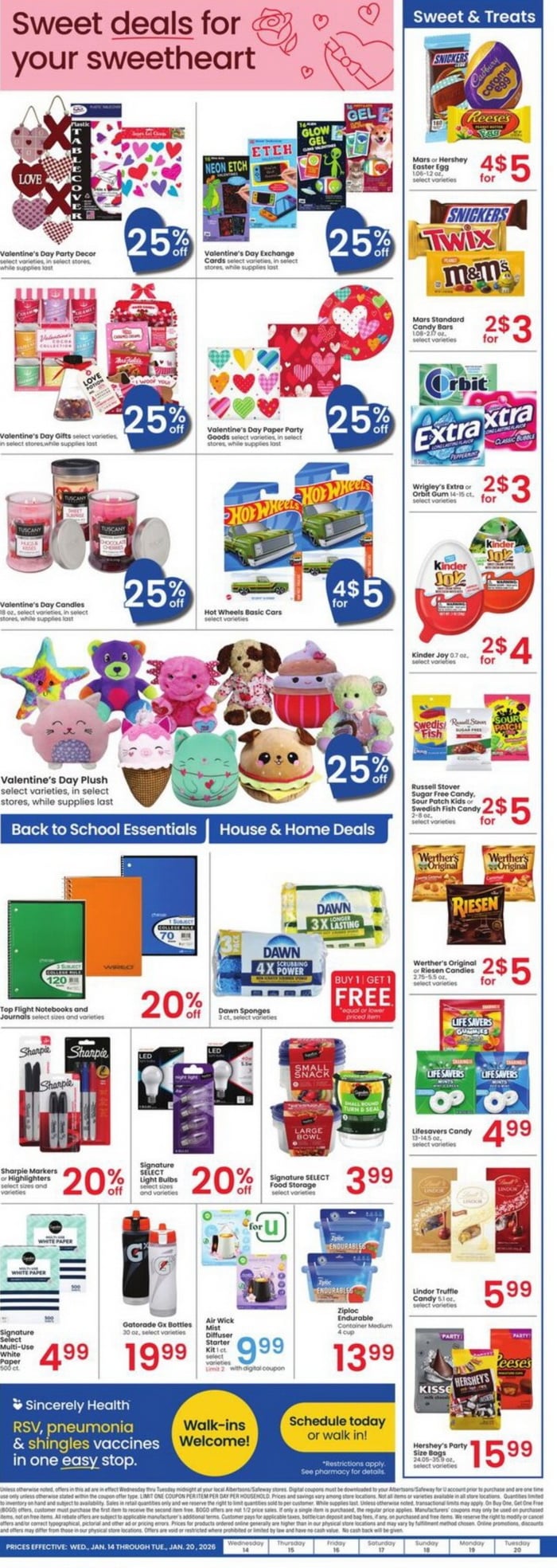 Albertsons Weekly Ad Jan 14 – Jan 20, 2026