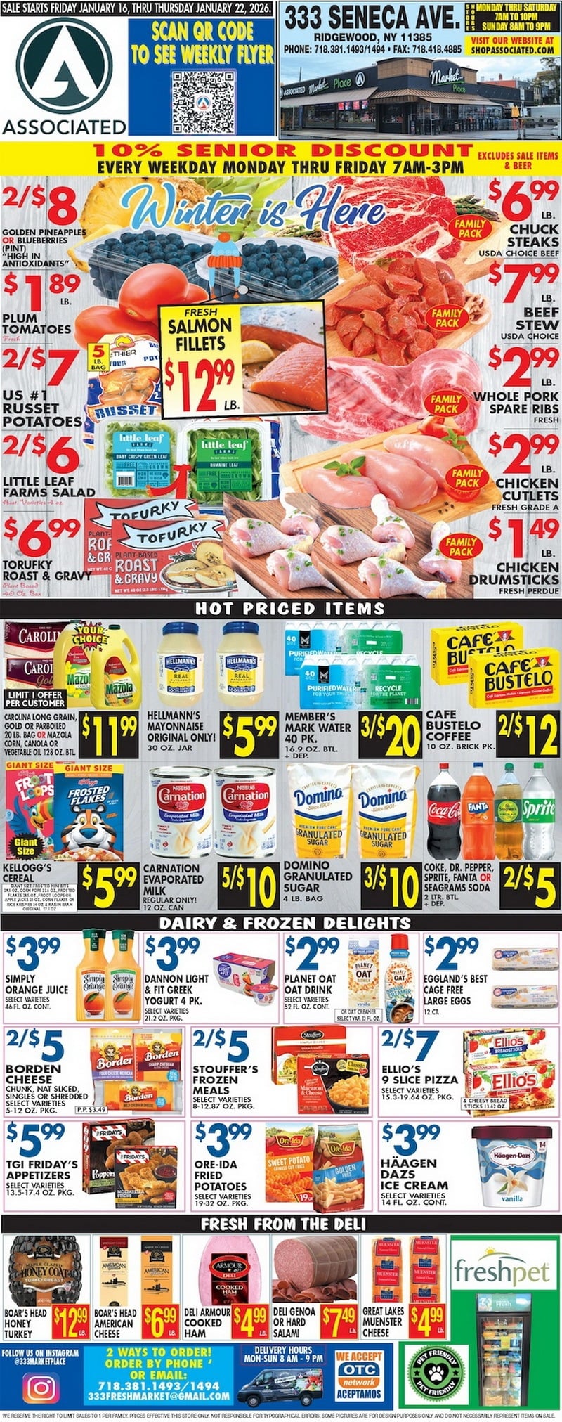 Associated Supermarkets Weekly Ad Jan 16 – Jan 22, 2026