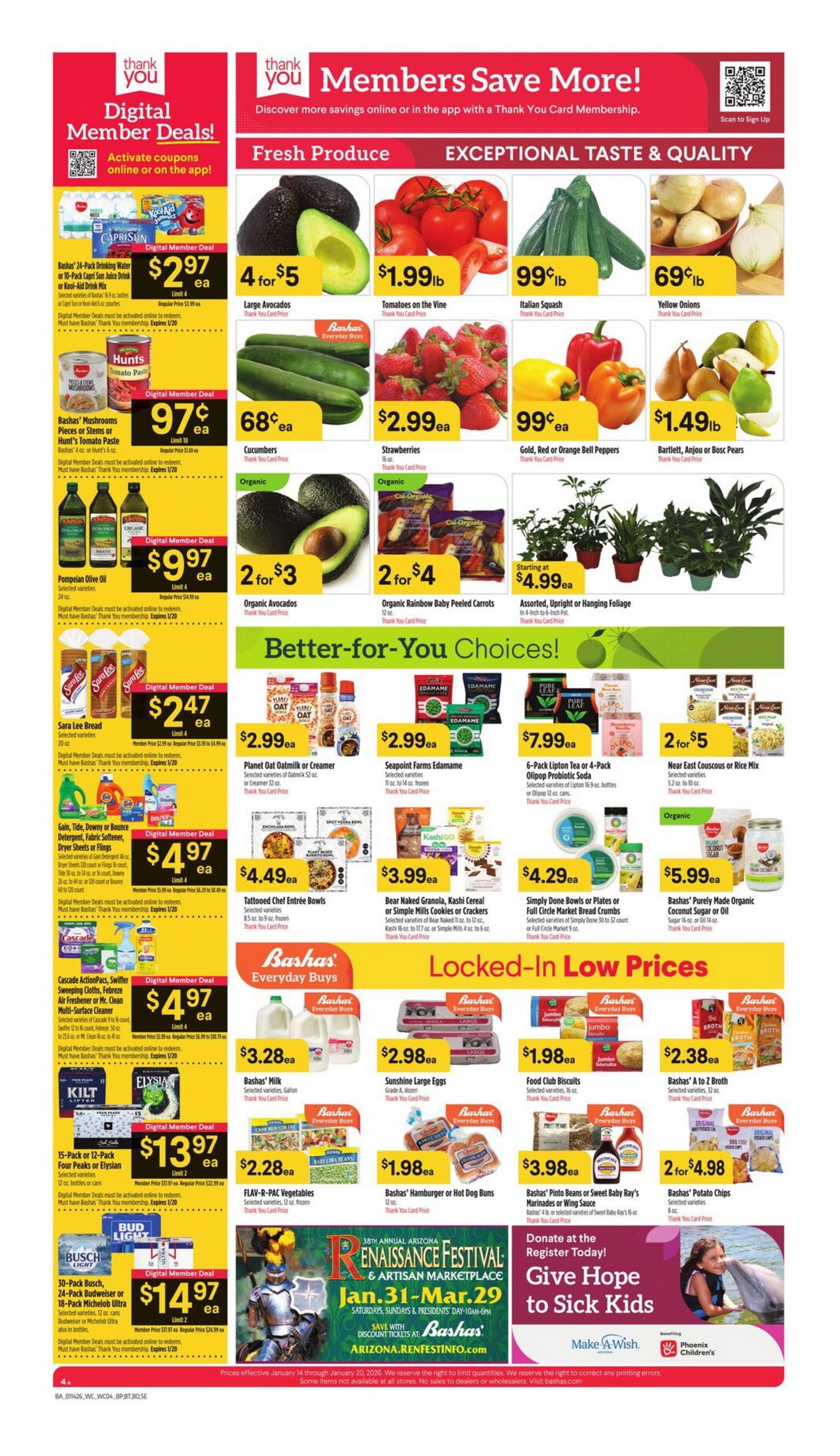 Bashas Weekly Ad Jan 16 – Jan 20, 2026