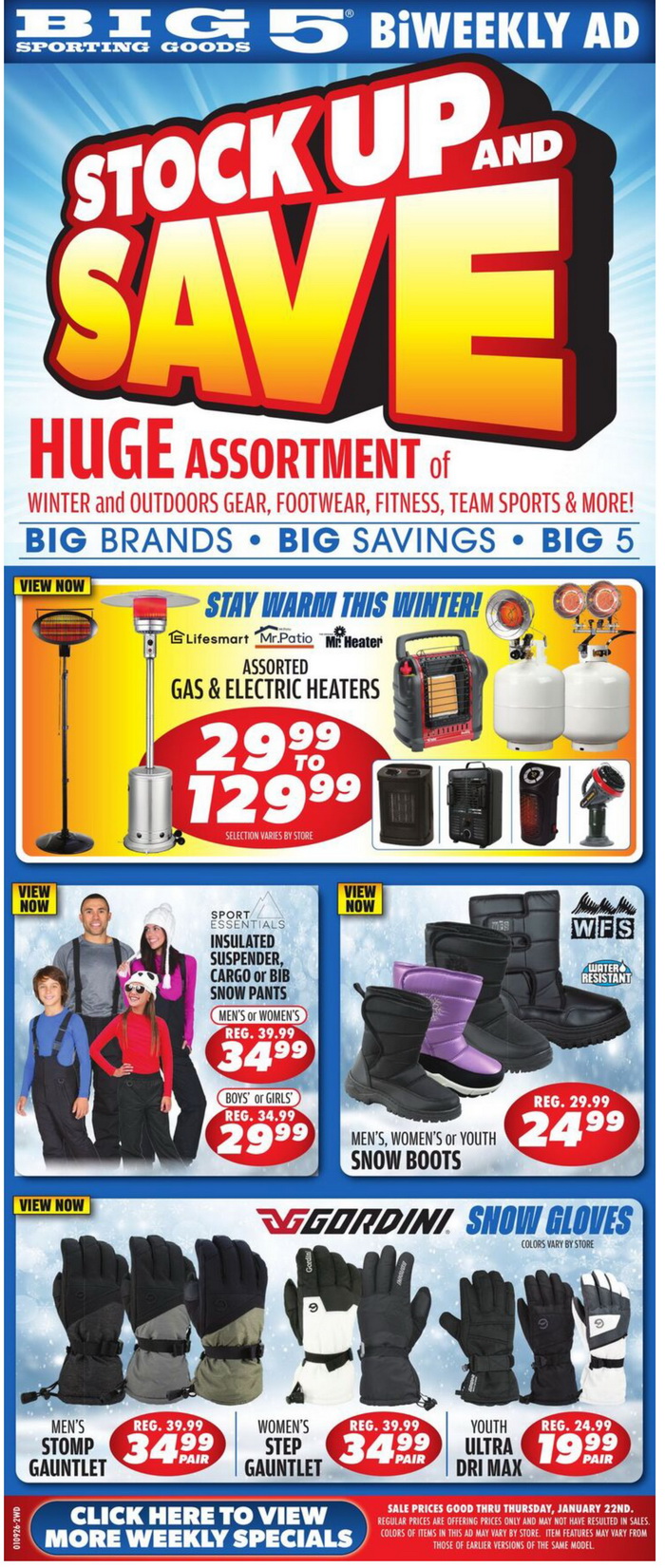 Big 5 Sporting Goods Weekly Ad Dec 09 – Dec 22, 2025 (New Year ...