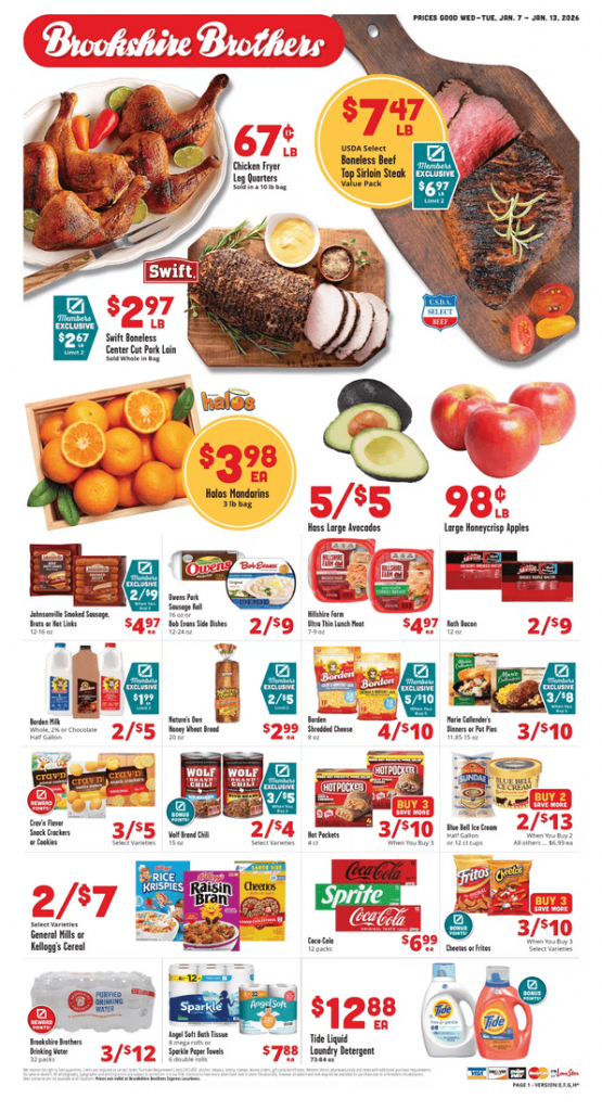 Brookshire Brothers Weekly Ad Jan 07 – Jan 13, 2026
