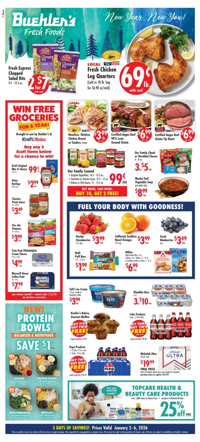 Buehler's Weekly Ad Jan 07 – Jan 13, 2026 (New Year Promotion Included)