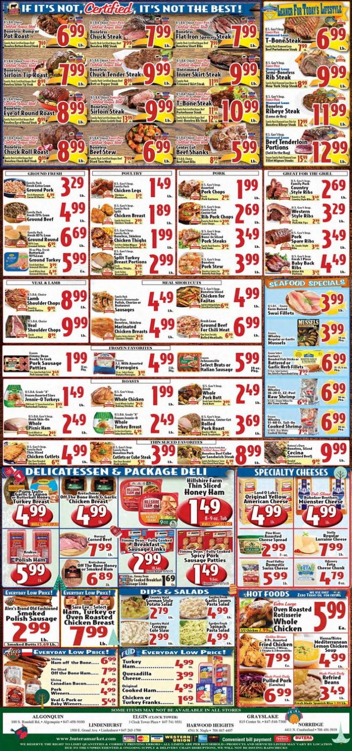 Butera Weekly Ad Jan 02 – Jan 06, 2026