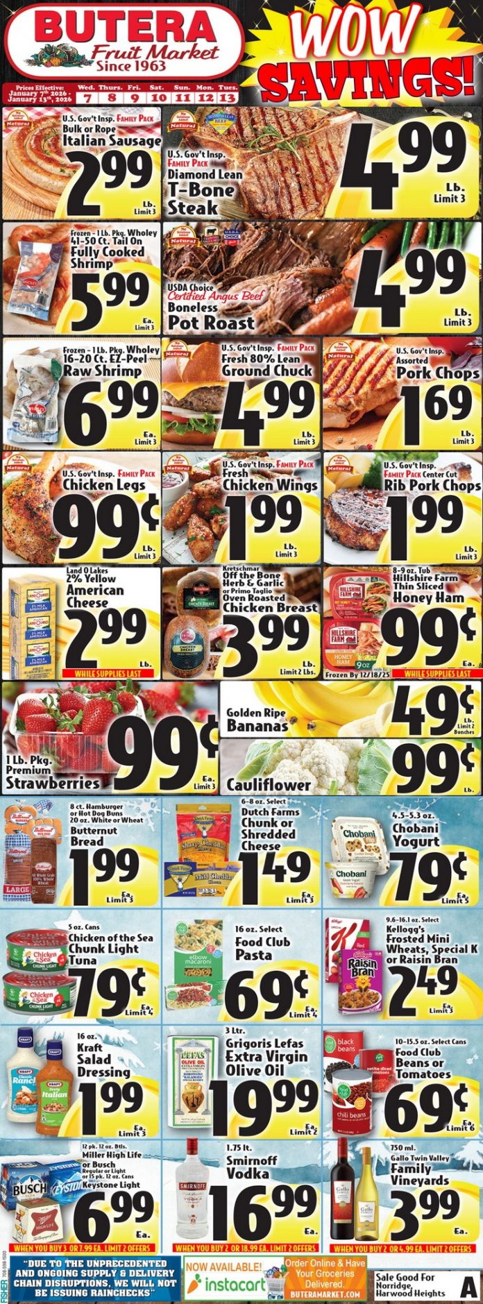 Butera Weekly Ad Jan 07 – Jan 13, 2026