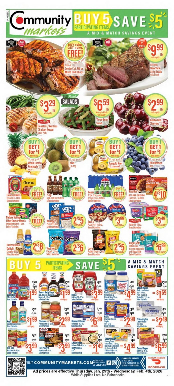 Community Markets Weekly Ad Jan 29 – Feb 04, 2026