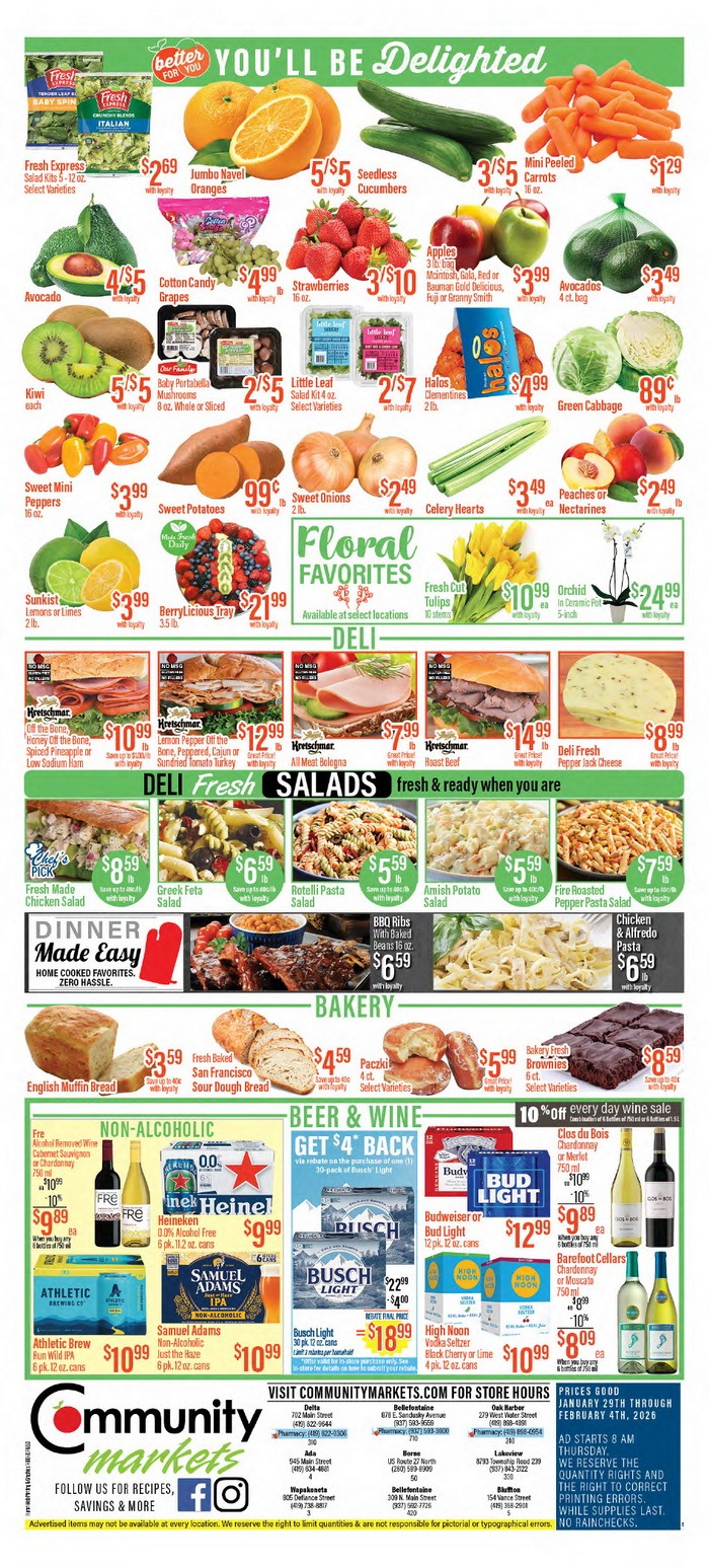 Community Markets Weekly Ad Jan 29 – Feb 04, 2026