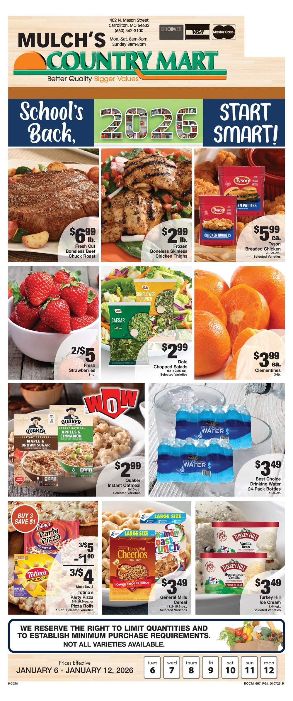 Country Mart Weekly Ad Jan 06 – Jan 12, 2026