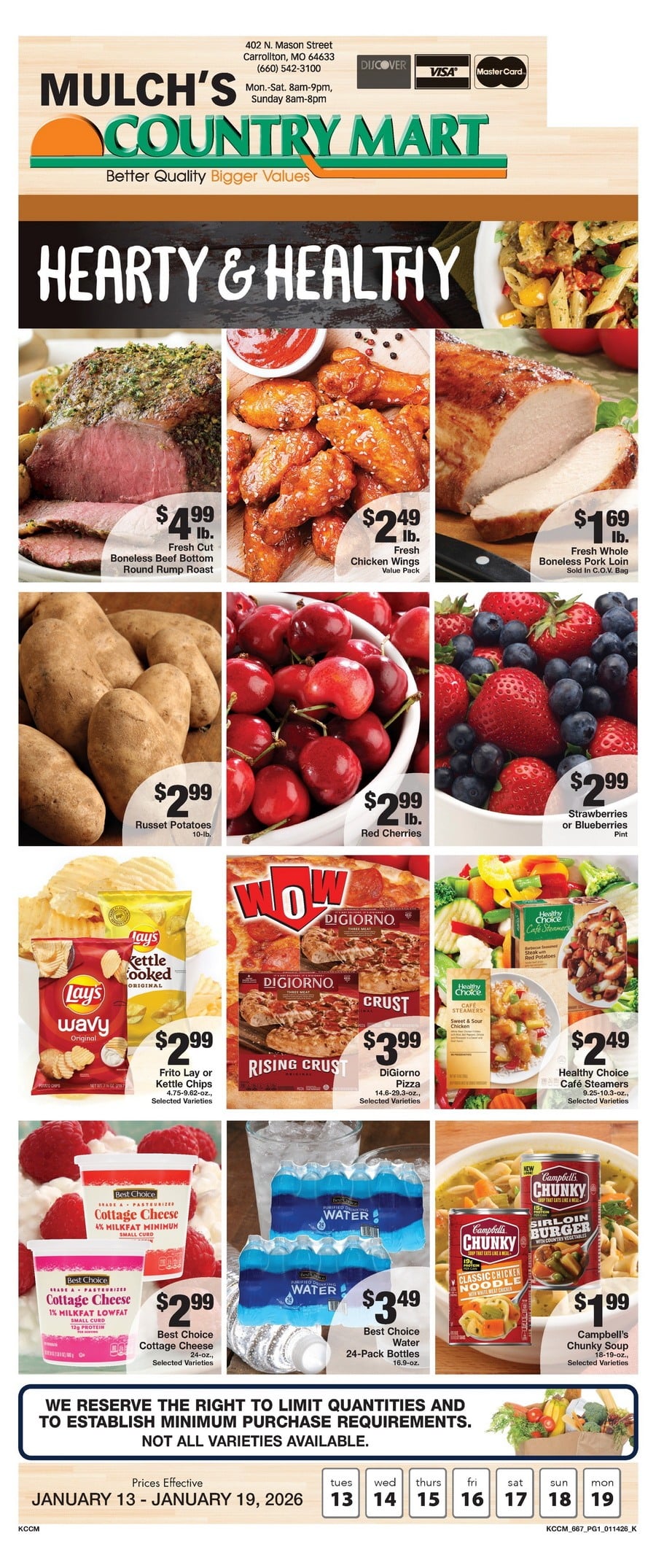 Country Mart Weekly Ad Jan 13 – Jan 19, 2026